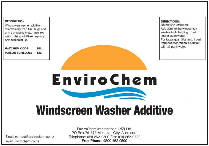 Windscreen Washer Additive - Enviro Chem