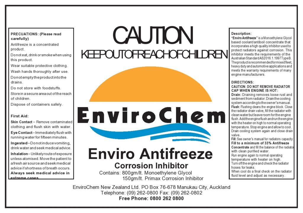 Enviro Antifreeze Green Concentrate - Enviro Chem